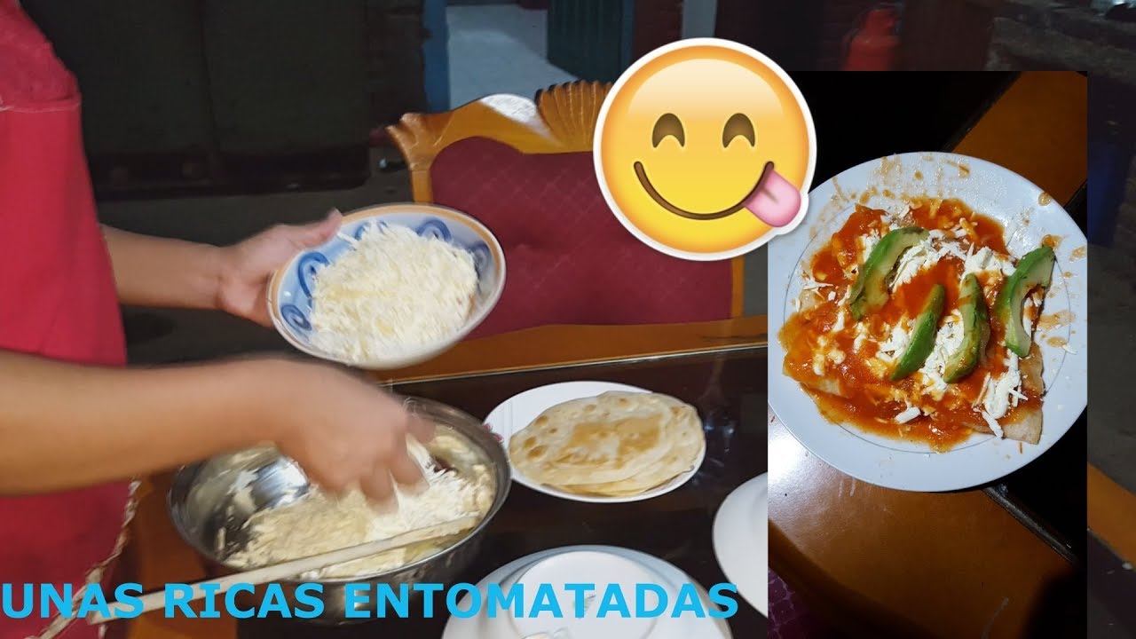 ENTOMATADAS DE QUESO 1/2 RECETA FACIL - YouTube