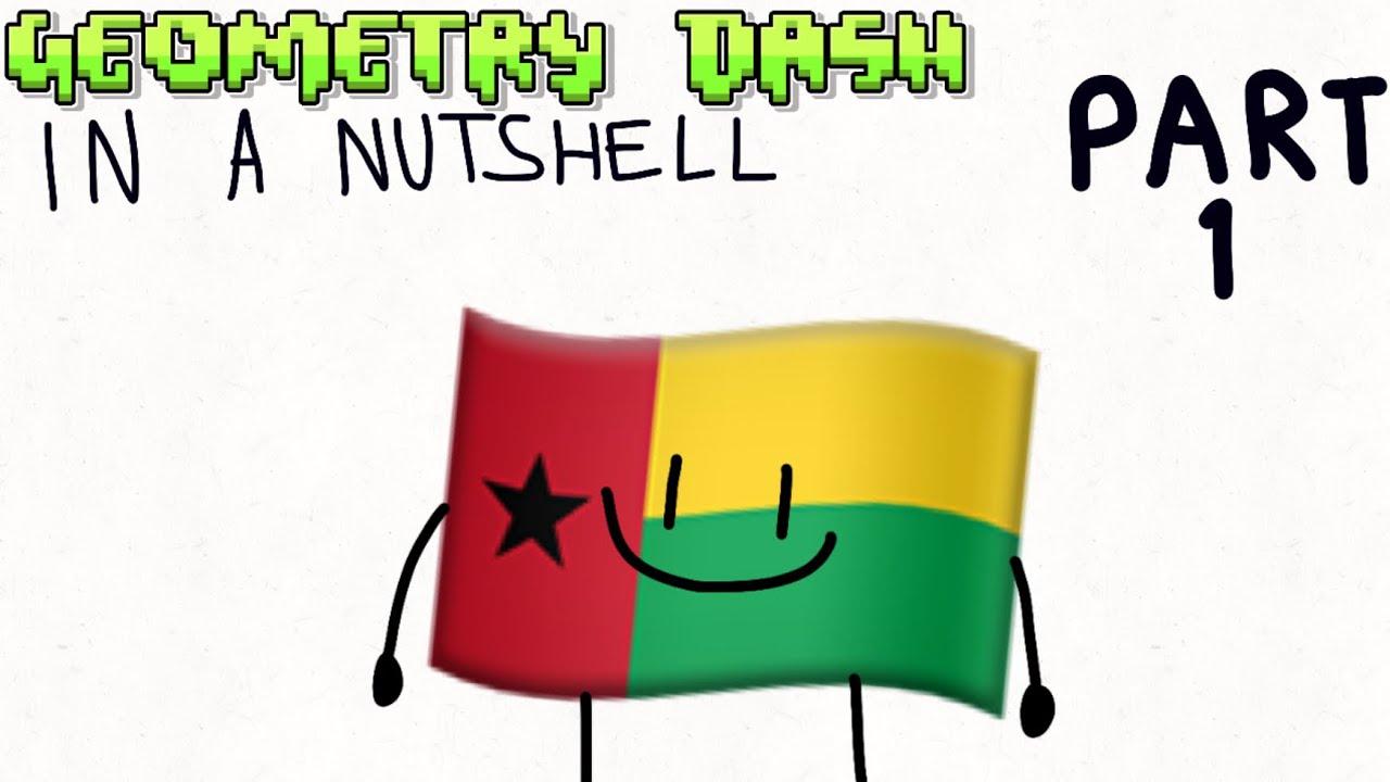 Geometry dash in a nutshell (part 1) #flipaclip - YouTube