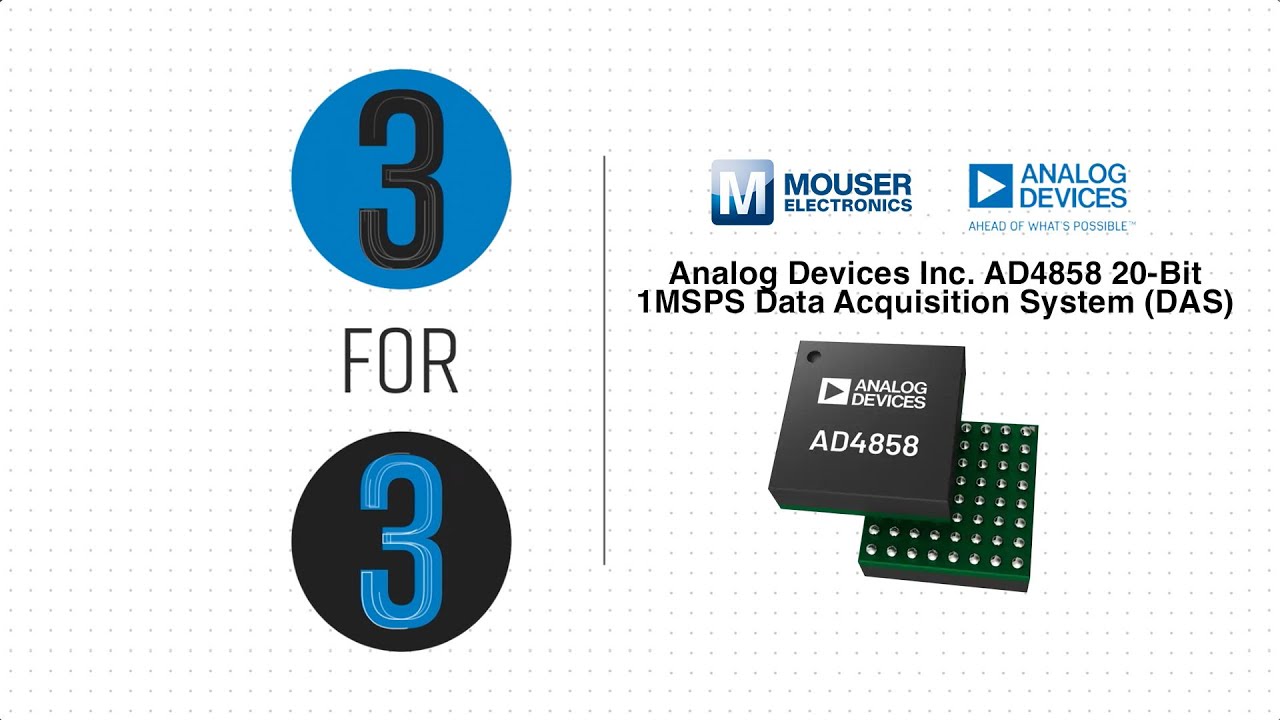 Analog Devices Inc. AD4858 20-Bit 1MSPS Data Acquisition System (DAS ...