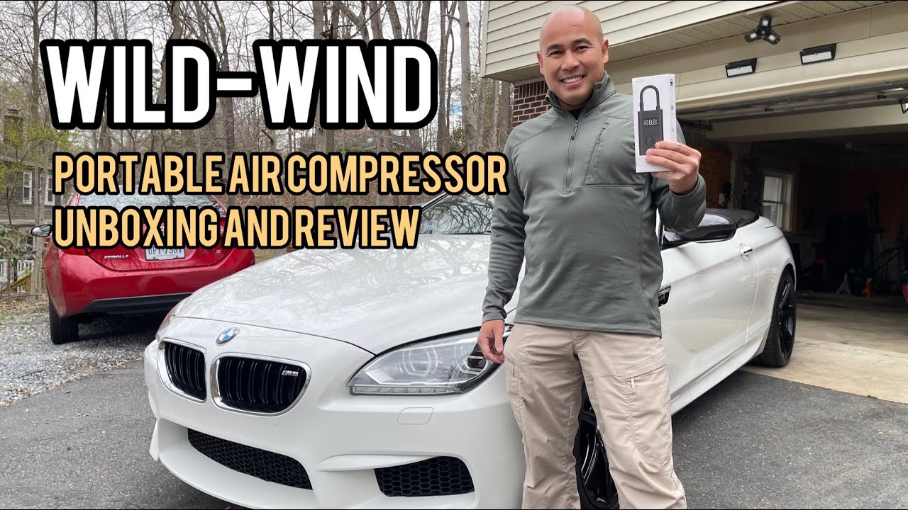 WILD-WIND Portable Air Compressor Review and Unboxing. Compact But ...