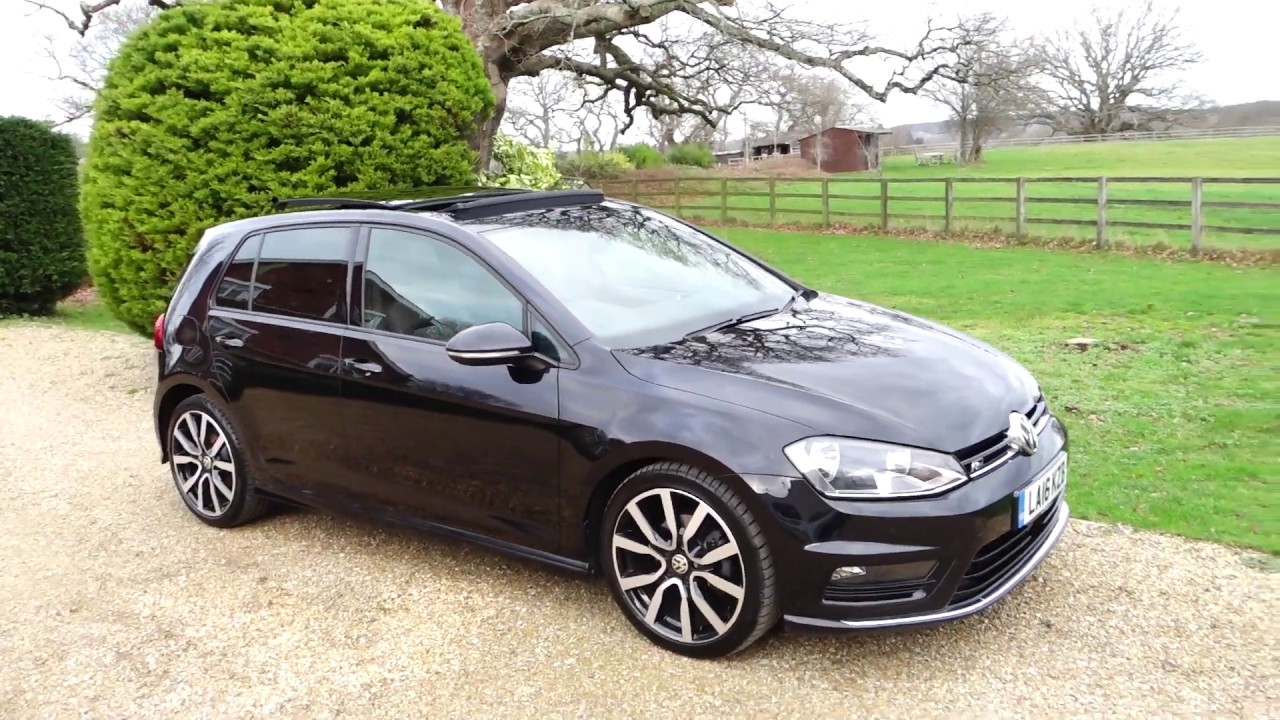 2016 VW Golf 2.0 TDi R Line Edition 150 DSG Auto - Deep Black Pearl ...