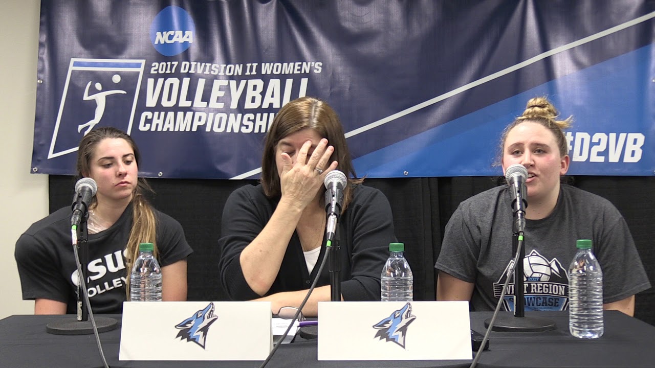 NCAA DII Women's Volleyball West Region Match 6 - CSUSB - YouTube