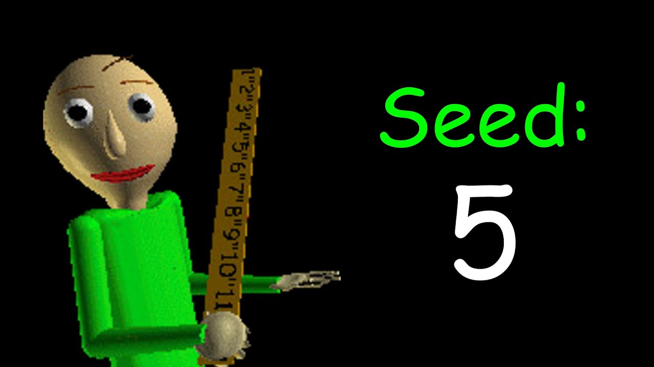 Baldi's Basics Plus - Seed 5 (V0.3.8) - YouTube