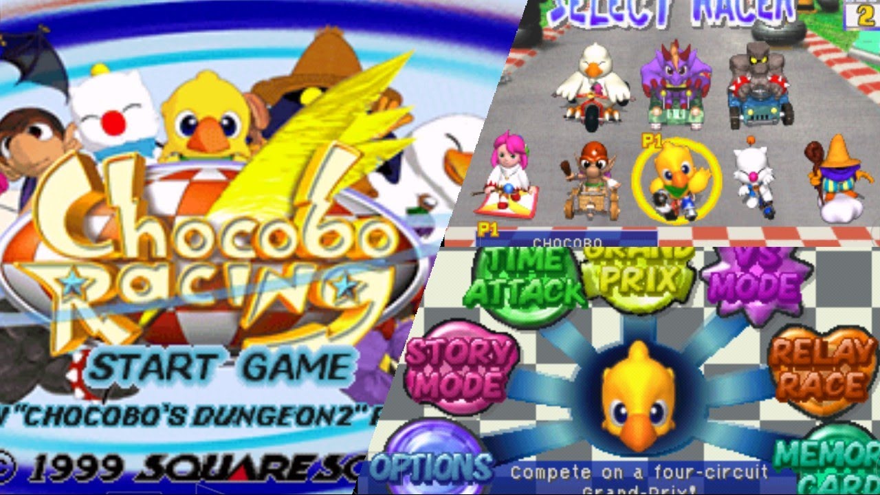 Chocobo Racing - Bernostalgia Game PS1 Di Hp Android !! - YouTube