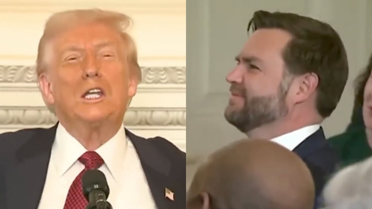 Trump’s HILARIOUS Story Has JD Vance Laughing So Hard He Couldn’t ...