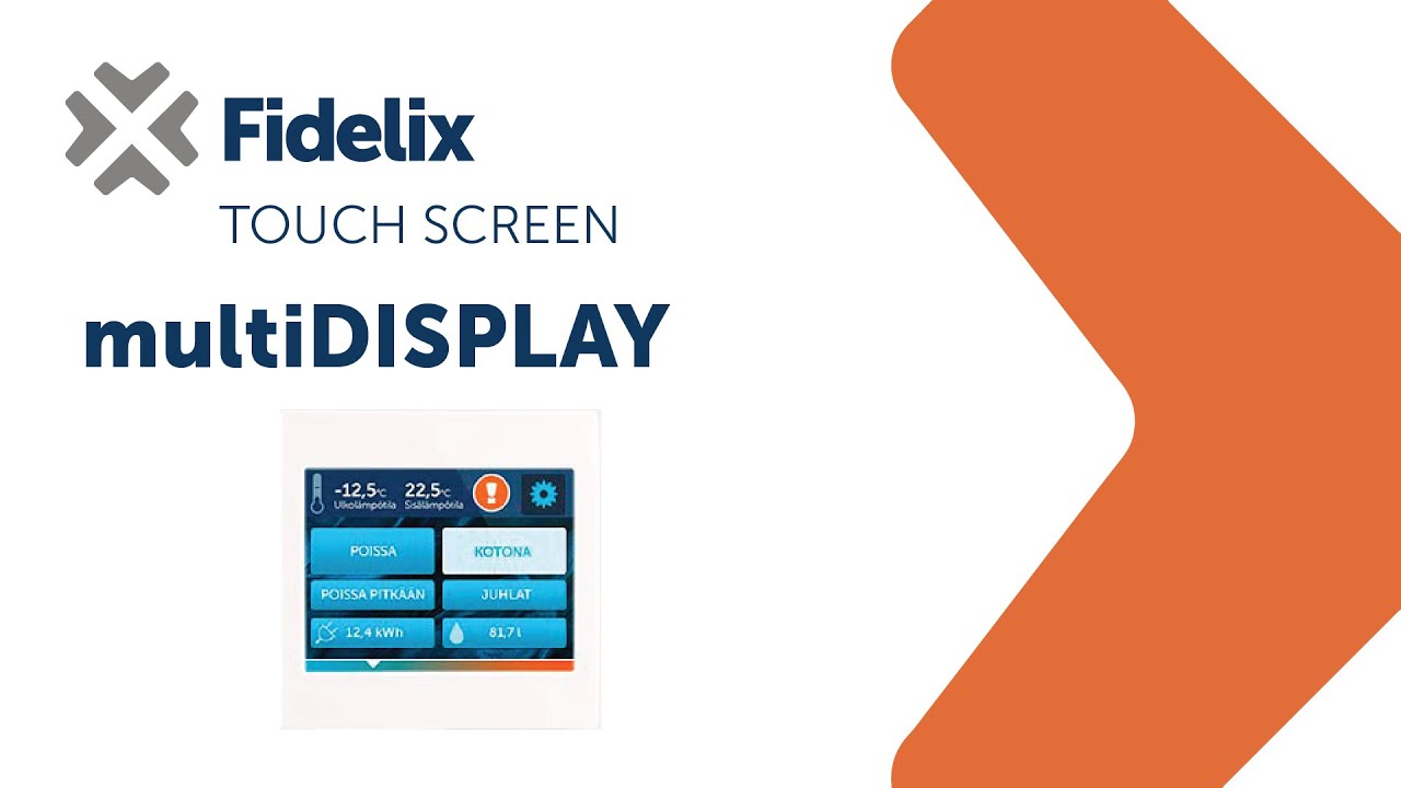 Fidelix multiDISPLAY | 3,5 " Modbus touch screen - YouTube