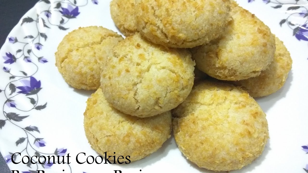 Coconut Cookies | Recipeana - YouTube