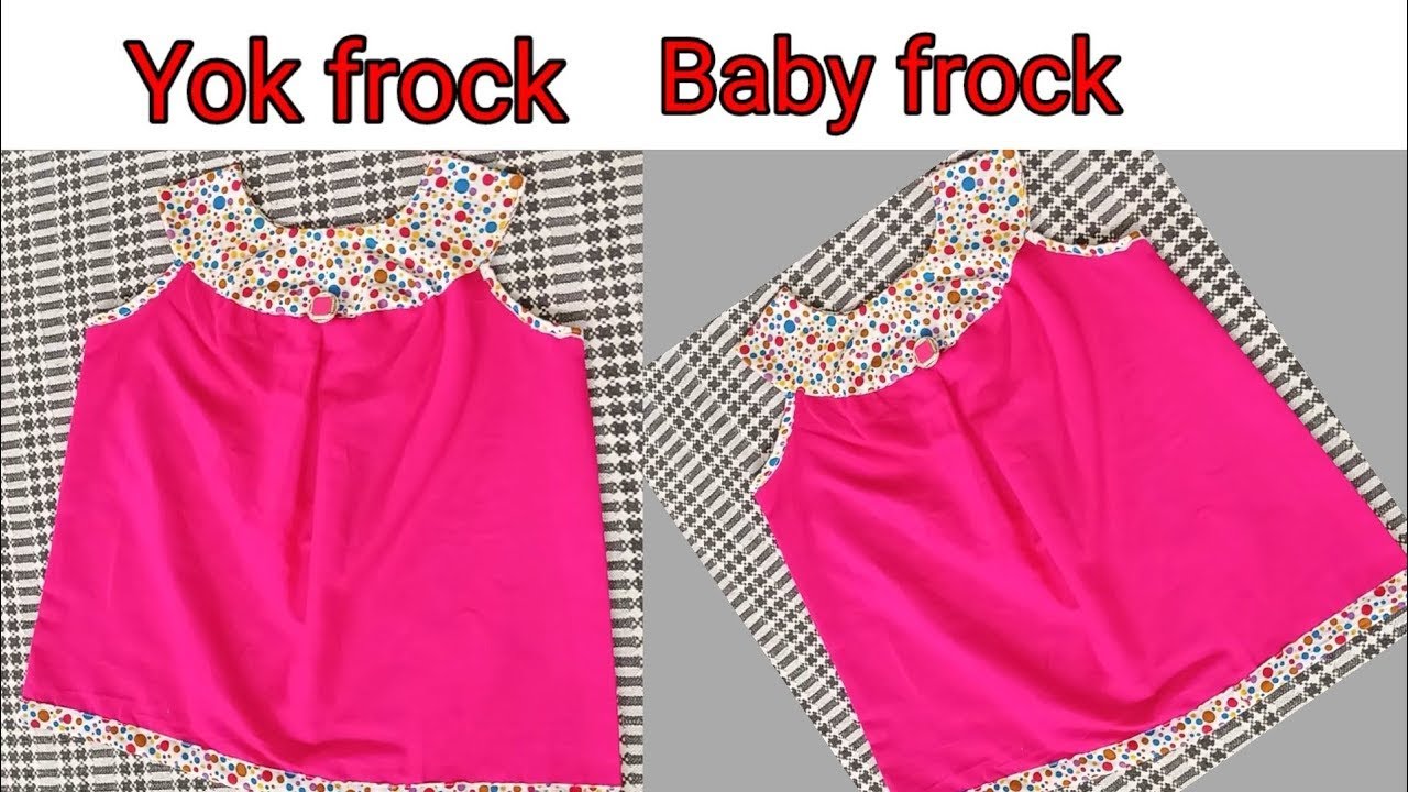 2-5 years baby dress design | Yok baby frock design cutting & stitching ...
