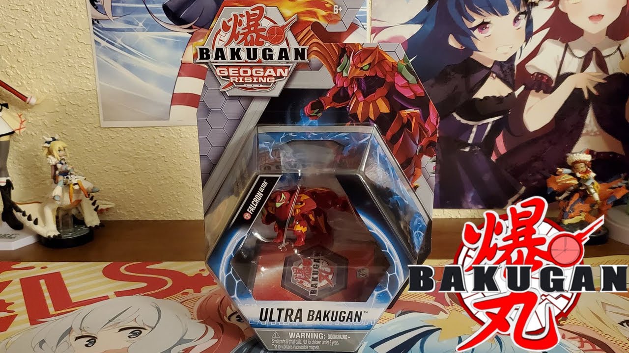 Bakugan Geogan Rising: Pyrus Falcron Ultra Unboxing - YouTube