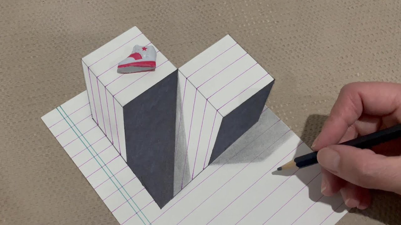Mind-Blowing 3D Box Drawing! | Optical Illusion Art That Defies Reality ...