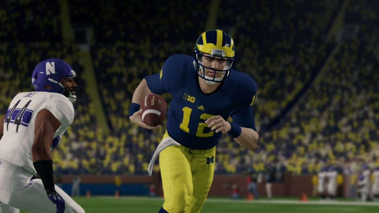 Michigan Wolverines vs Northwestern Wildcats - NCAA Football 10/23/21 ...