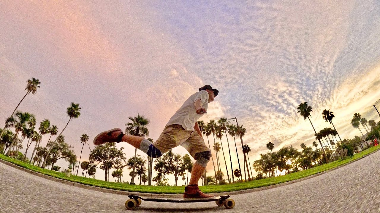 Chill evening longboard cruise down Main Street Sarasota / Longboarding ...