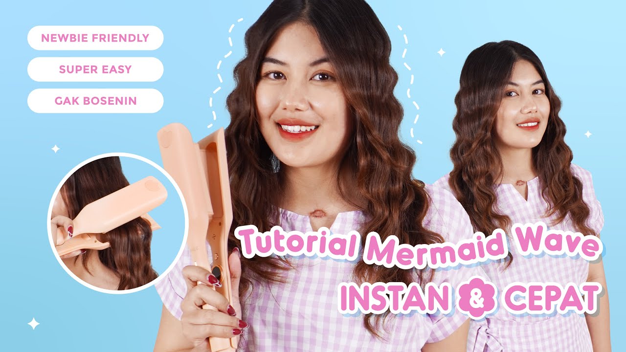 TUTORIAL RAMBUT WAVE SUPER EASY | NVMEE - YouTube