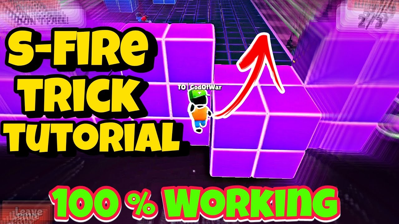 How to do S-Fire Trick 🔥 In Stumble Guys 🔥 100 % Working 🔥 Step By Step ...