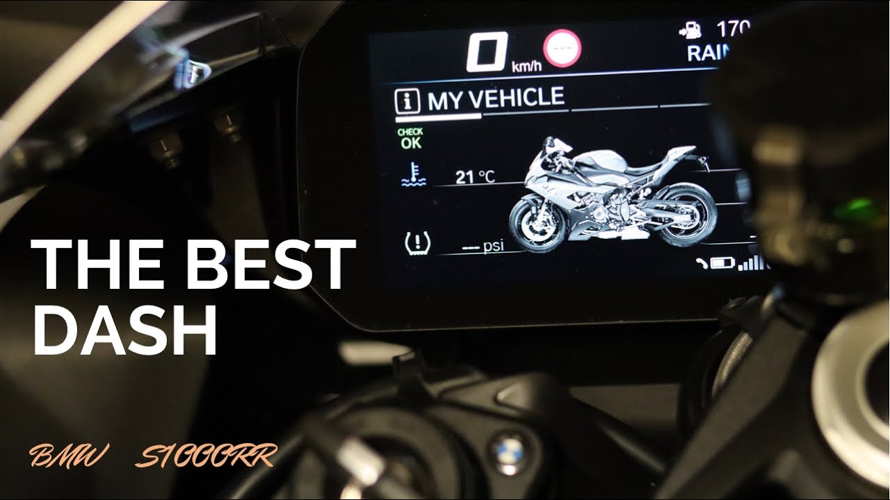 2021 BMW S1000RR In-depth dash review. - YouTube
