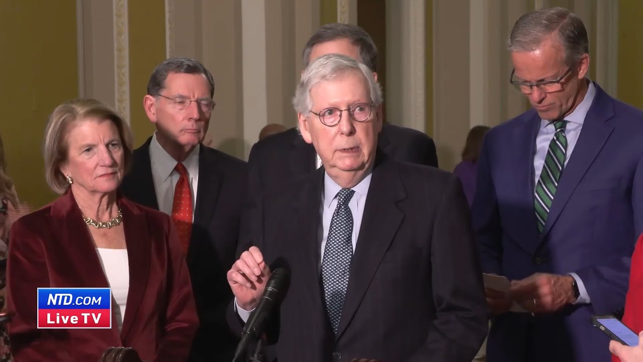 LIVE: US Senate Holds Weekly Press Conference (Feb. 14) - YouTube