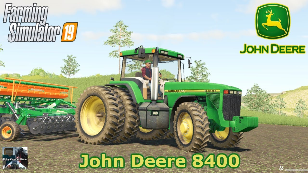 Farming Simulator 2019 / JOHN DEERE 8400 TRACTOR / Mod Review - YouTube