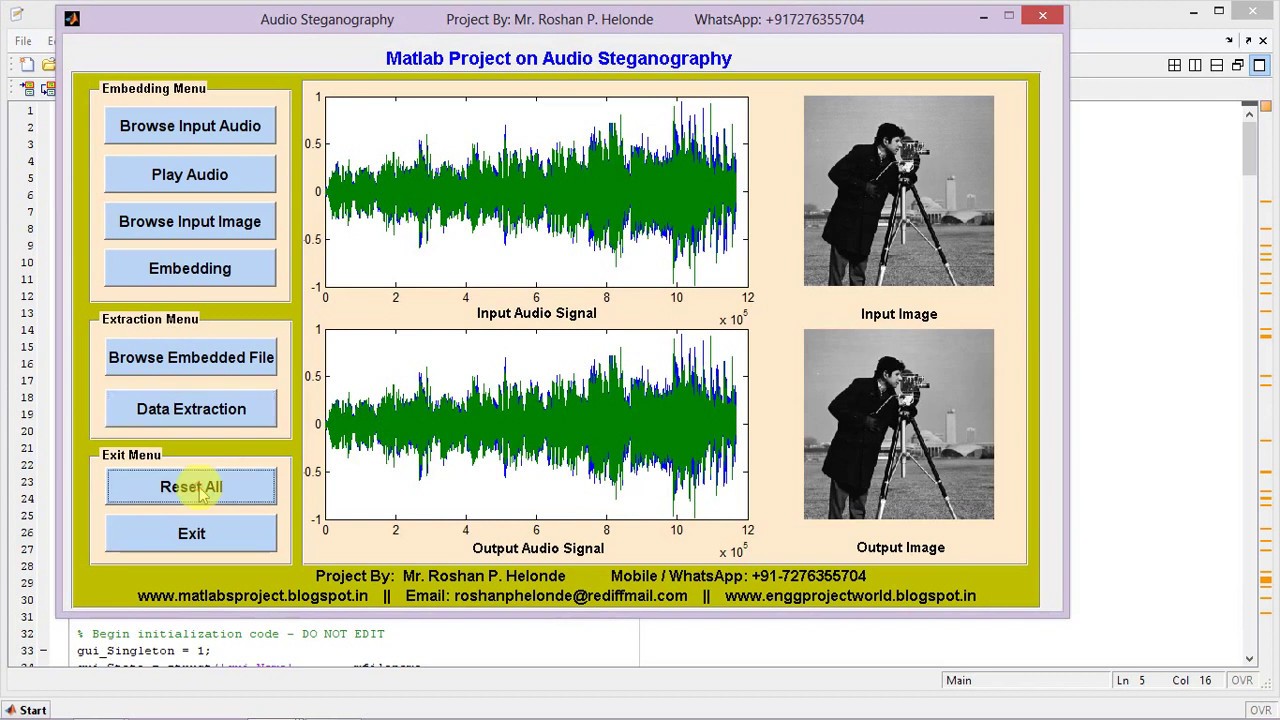 Audio Steganography Using Matlab Source Code Youtube