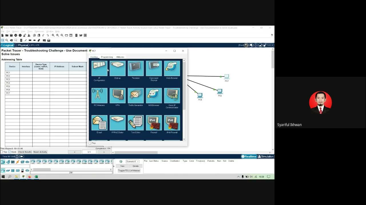 12.6.2 Packet Tracer - Troubleshooting Challenge - Use Documentation to Solve Issues - YouTube