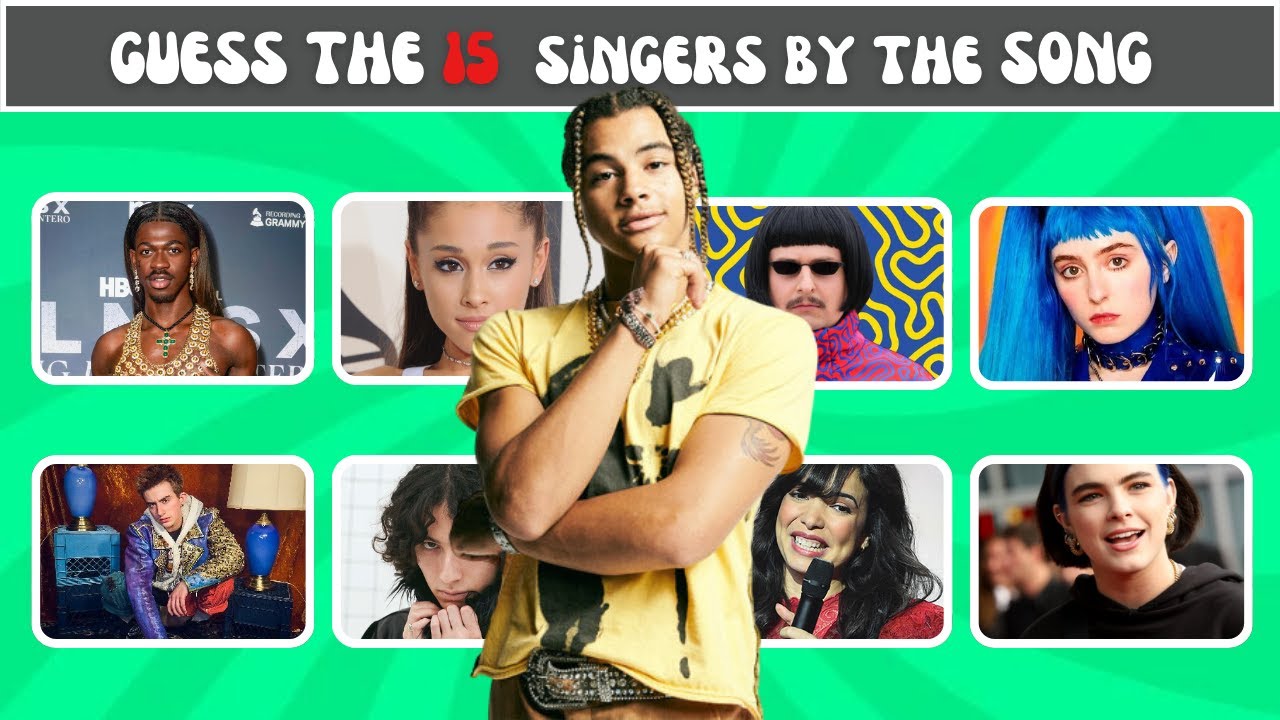 Guess The Singer By The Song Challenge | Test Your Music Knowledge ...
