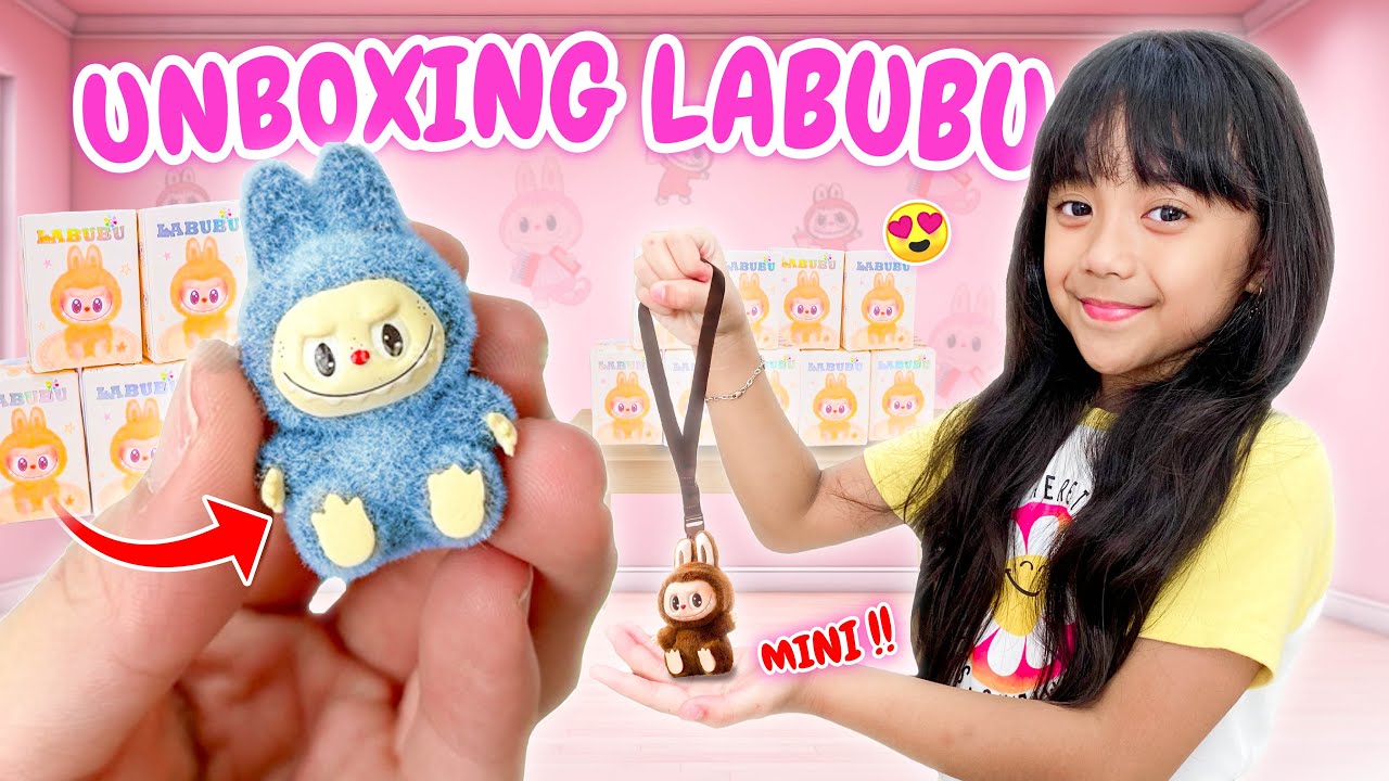SAMANTHA SAKIT PENGEN BONEKA LABUBU SUPER MINI LUCU VIRAL UNBOXING ...