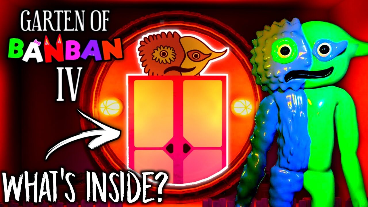 Garten of Banban 4 - What's inside JESTER'S SECRET DOOR? 😃 New SECRETS ...