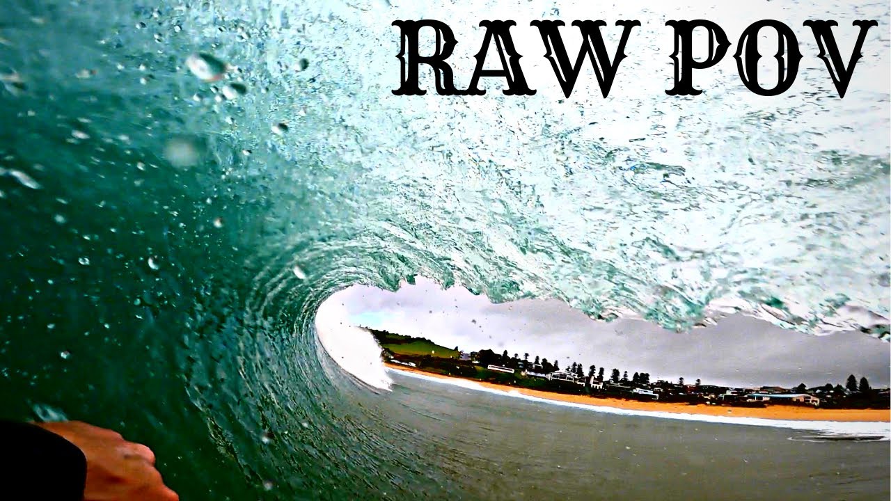 Bodyboarding Barrels In Huge Storm | RAW POV | NSW - YouTube
