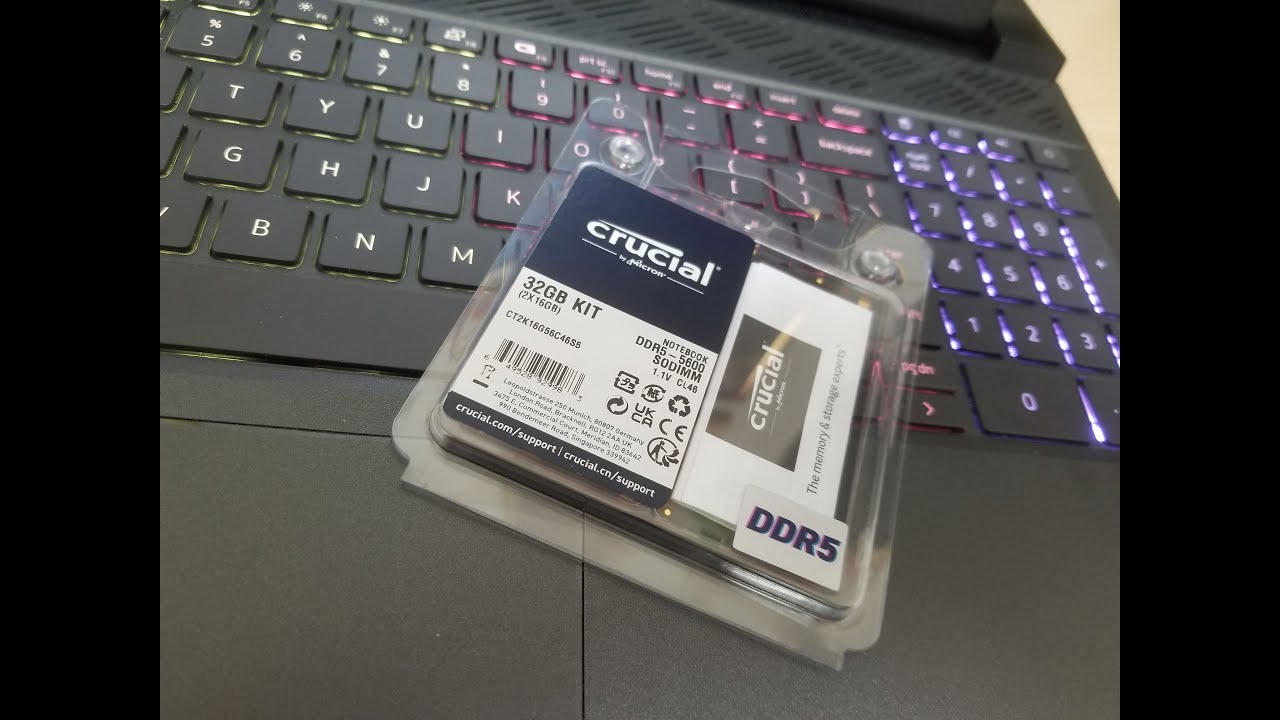 Upgrade Ram for Dell G15 5521 SE DDR5 5600 32GB(16*2) - YouTube