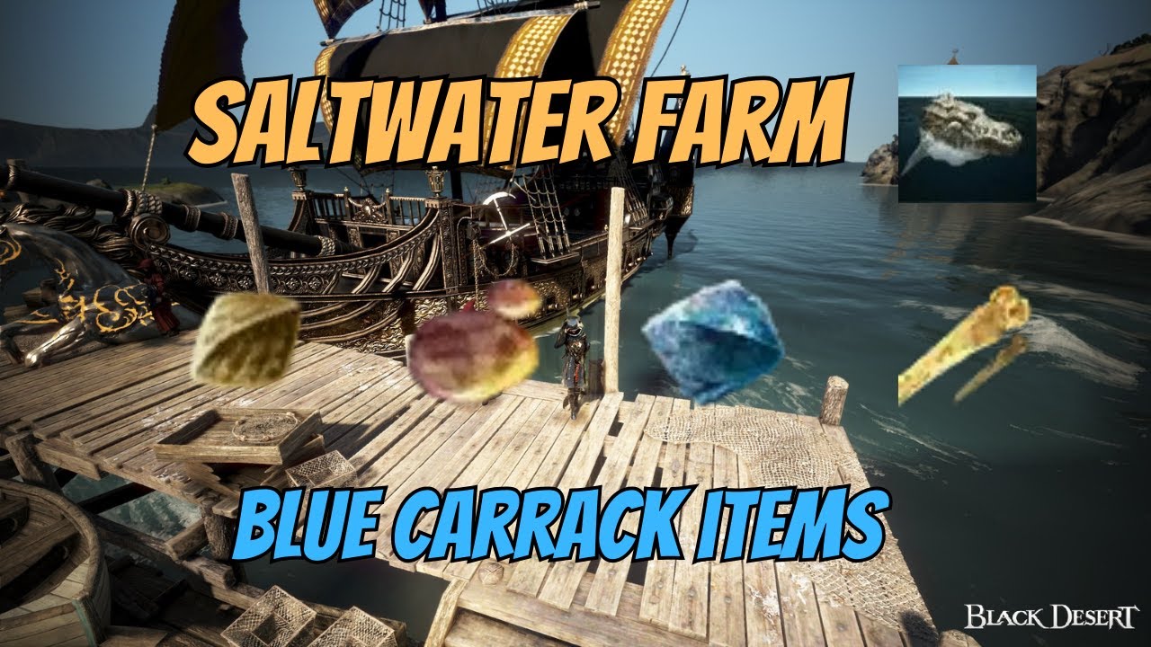 BDO Life | Saltwater Farm | Blue Carrack Items - YouTube