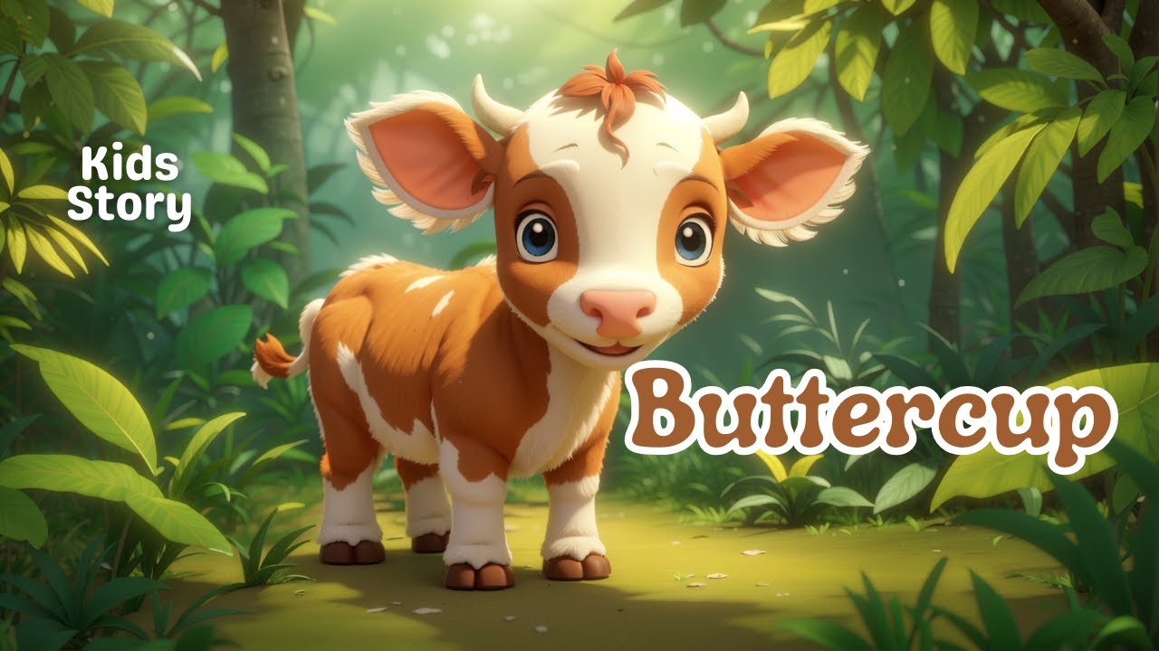 Buttercup | Moral story | M&P Wonder Tales | #cow #cowvideos #jungle # ...