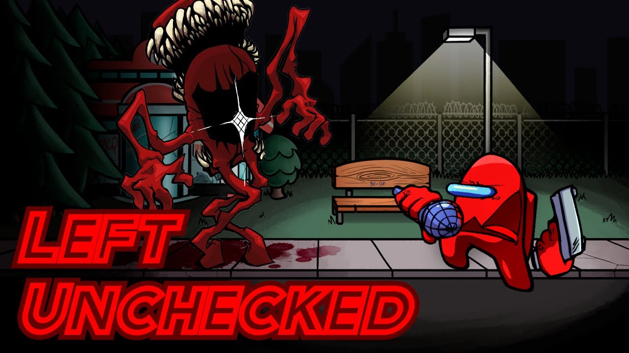 FNF Left Unchecked V2 but Faker red and red sing it - YouTube