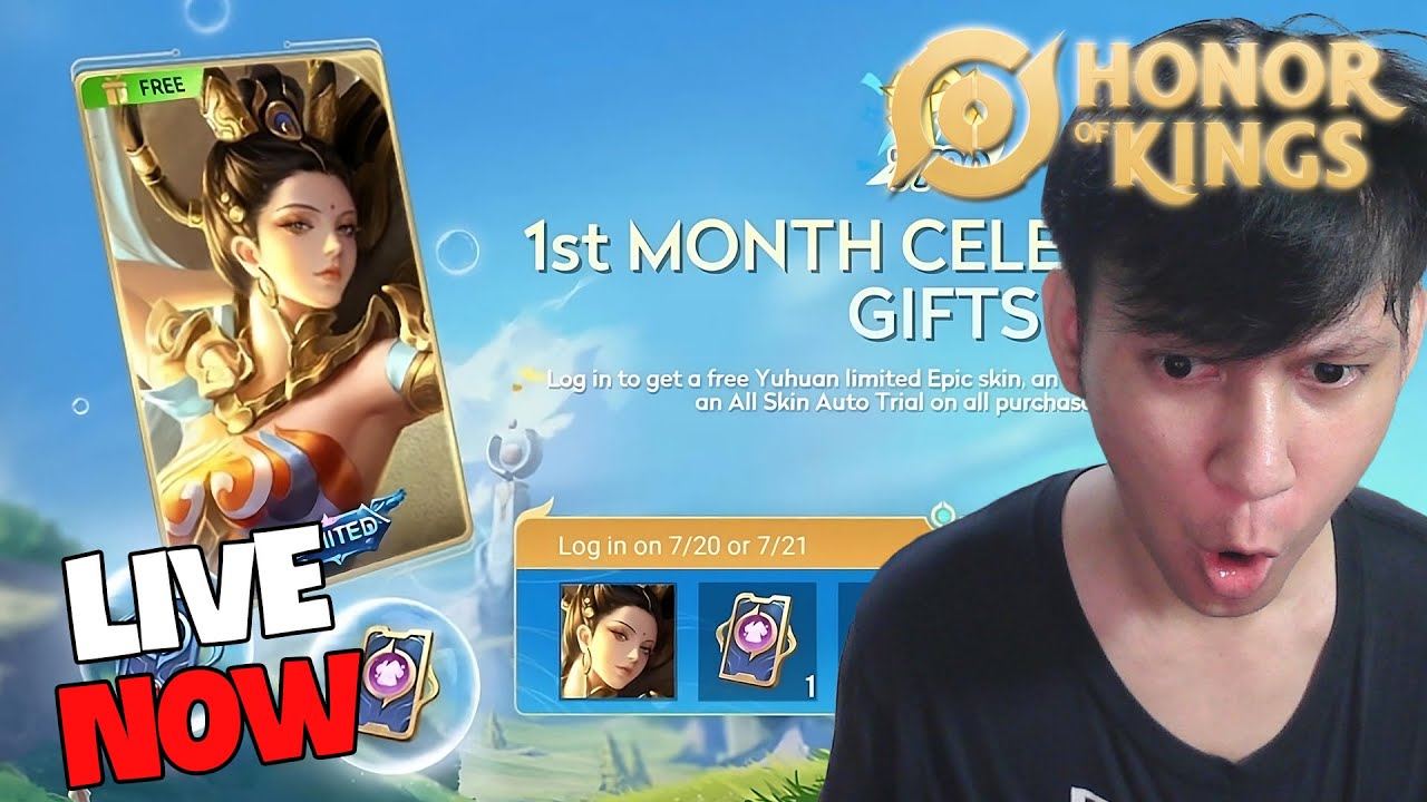 Honor Of Kings Skin Epic Limited Flying Apsaras Yuhuan Sudah Bisa Di Klaim Youtube