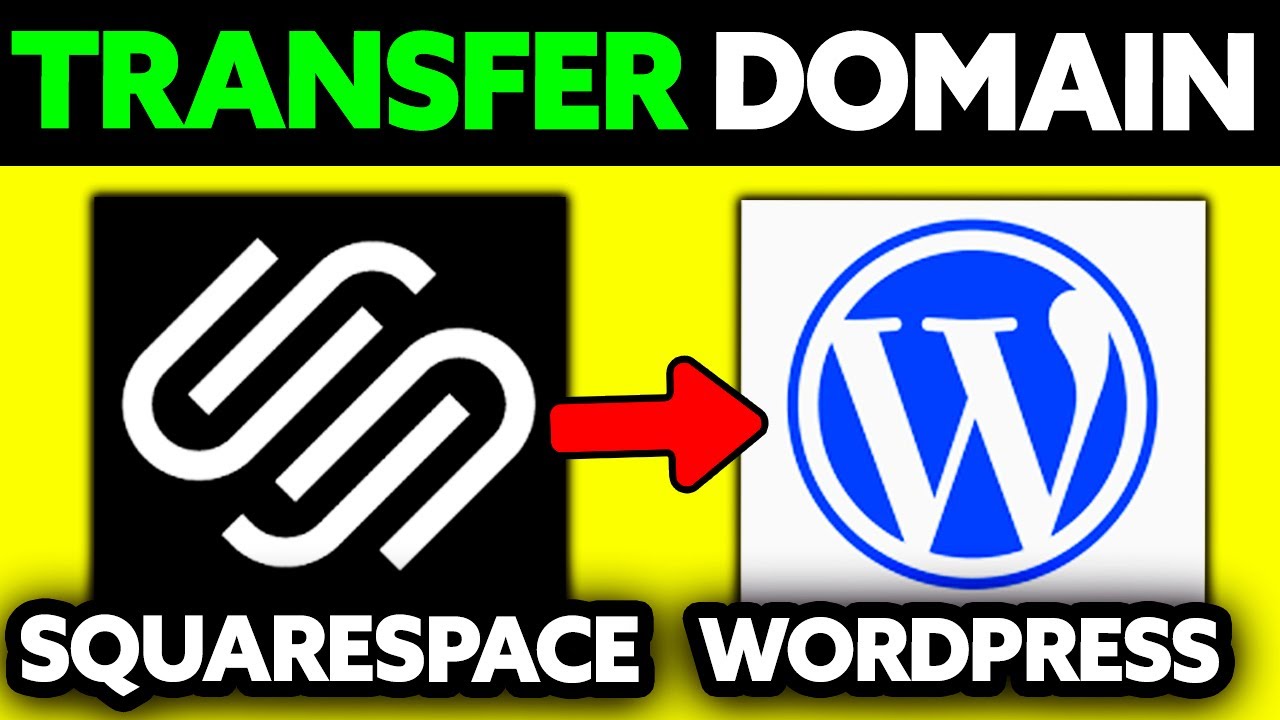 How To Transfer Domain from Squarespace to Wordpress (2025) - YouTube