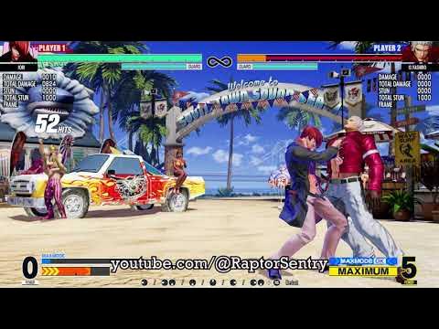 KOF XV Iori Stun TOD 100% Corner Combo (NEW from Patch 2.11) - YouTube