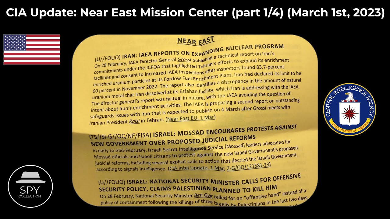 Leaked document review: CIA Intel Update - Near East Mission Center ...