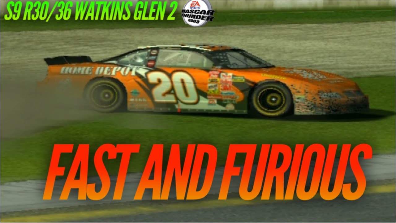 TOKYO DRIFTING AND BULLDOZING THE FIELD (NASCAR THUNDER 2003 SEASON ...
