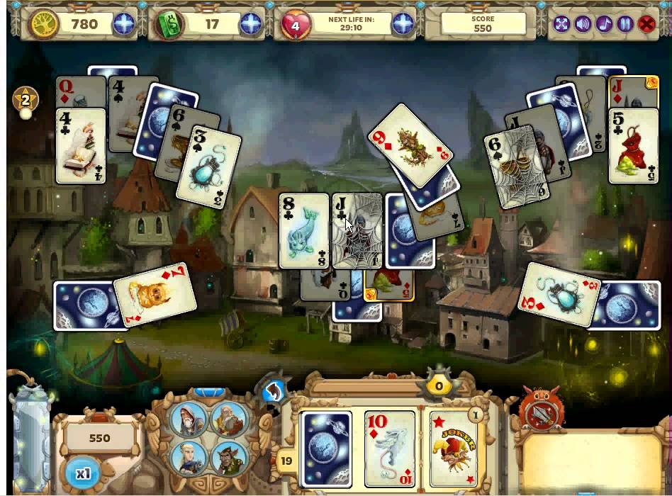 Solitaire Tales Level 20 - YouTube