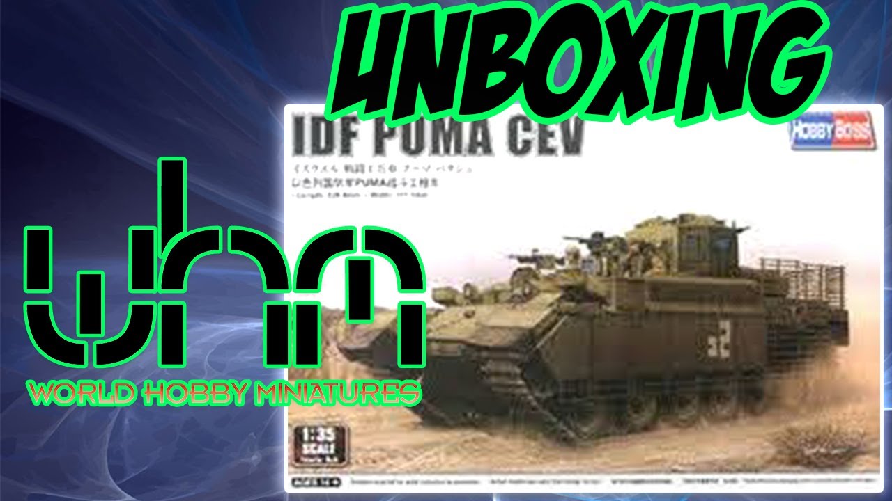 UNBOXING Hobby Boss 84547 Centurion IDF Puma CEV - YouTube