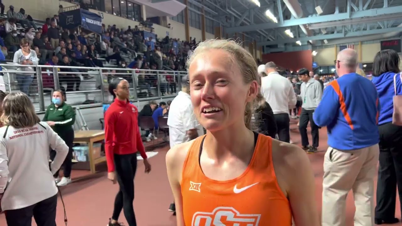 Taylor Roe uses huge move to win 2022 NCAA indoor 3k title - YouTube