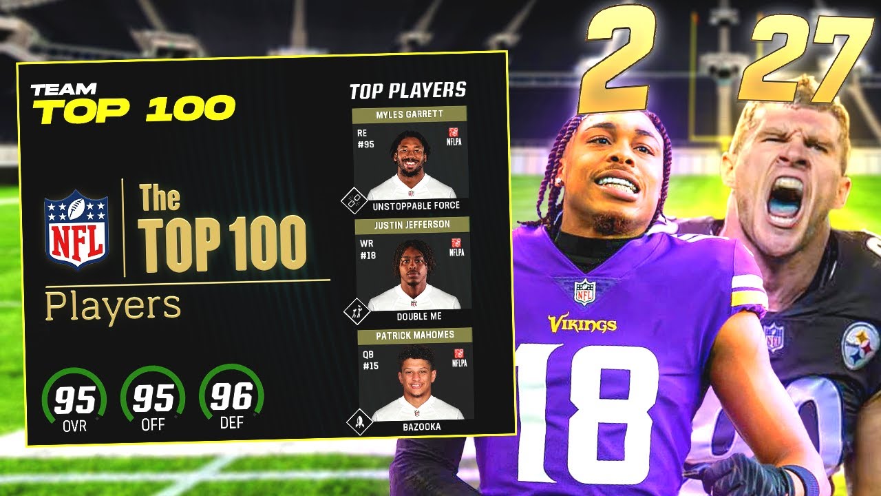 I Used One Top 100 Player From Every NFL Team - YouTube