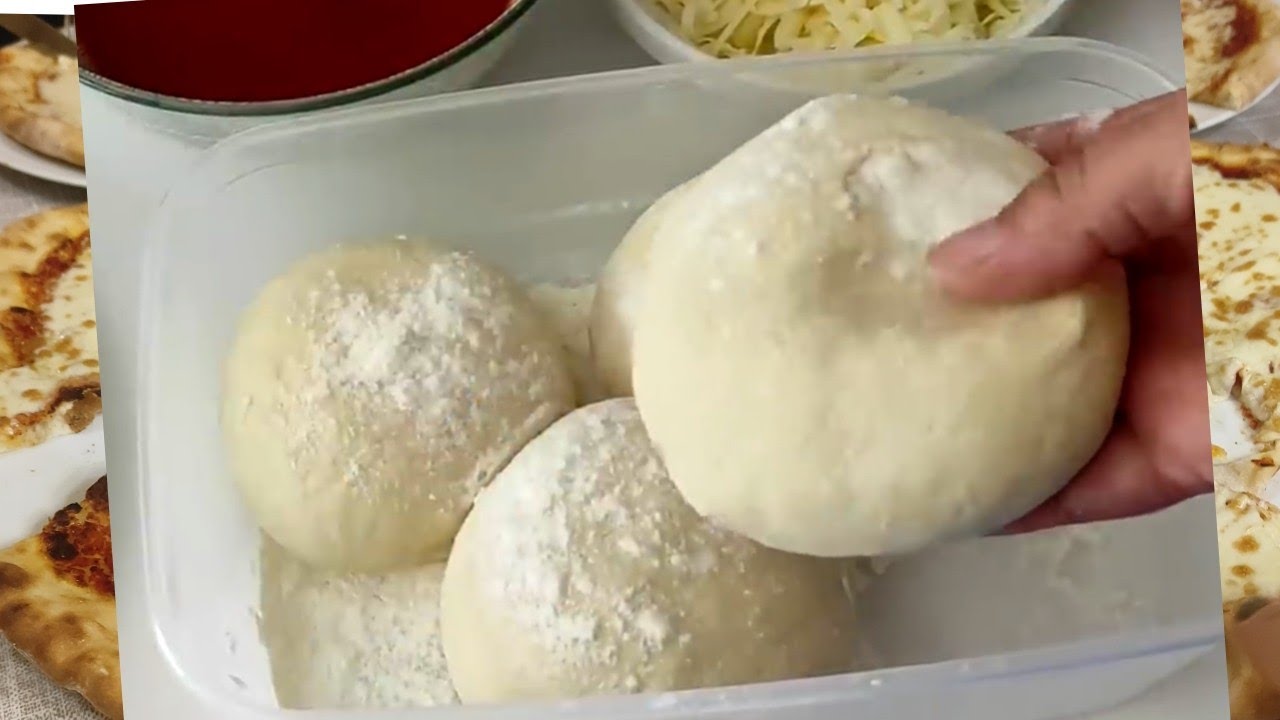 TIJESTO ZA PIZZU! Najlakši način pripreme tijesta za pizzu!! #4k - YouTube
