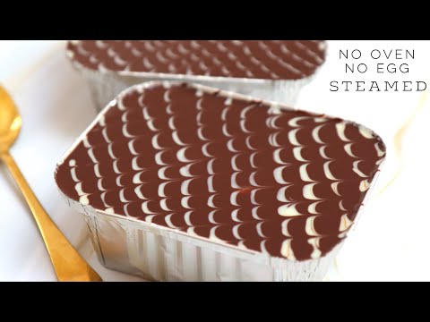 Chocolate cake dessert box – Steamed | no egg | no oven - YouTube