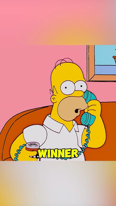 Homer wins the Noble Prize? 😱 #thesimpsons #simpsons - YouTube