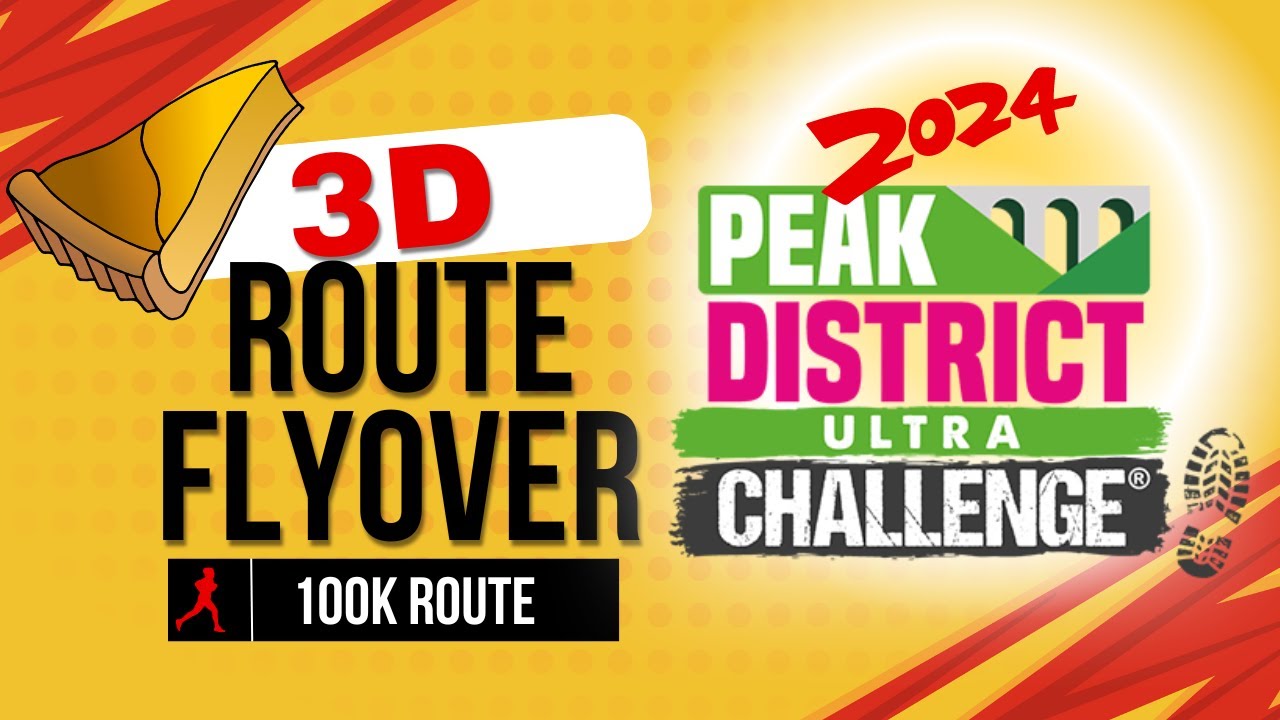 Peak District 100K Ultra Marathon Challenge 2024 3D course flyover ...