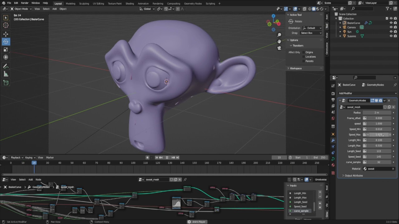Blender Neometry Nodes __ simple_sweat_node_v001 - YouTube