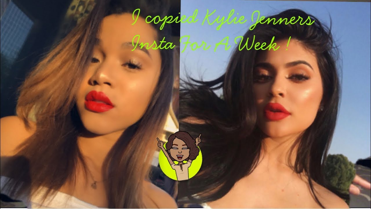 I COPIED KYLIE JENNER'S INSTAGRAM FOR A WEEK | Ky Brianne - YouTube