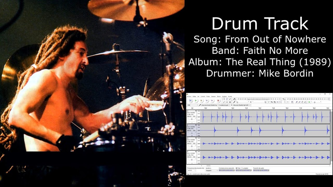 From Out of Nowhere (Faith No More) • Drum Track - YouTube
