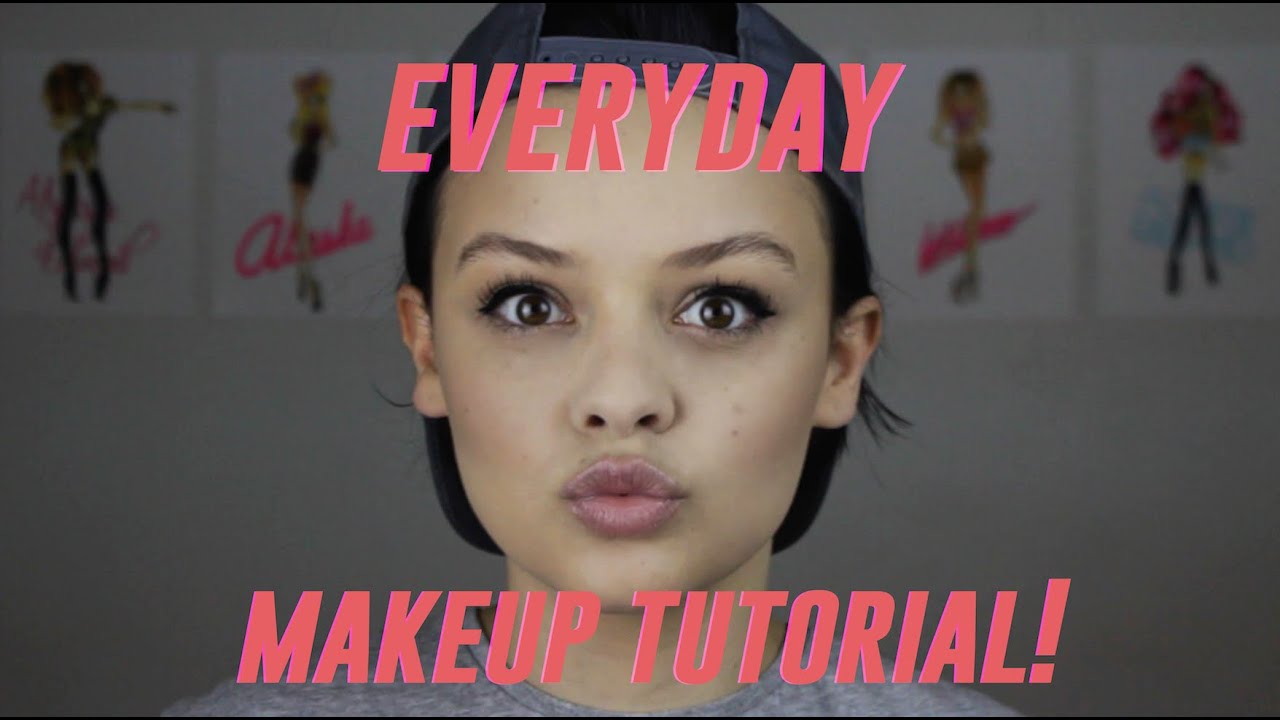 EVERYDAY MAKEUP TUTORIAL! - YouTube