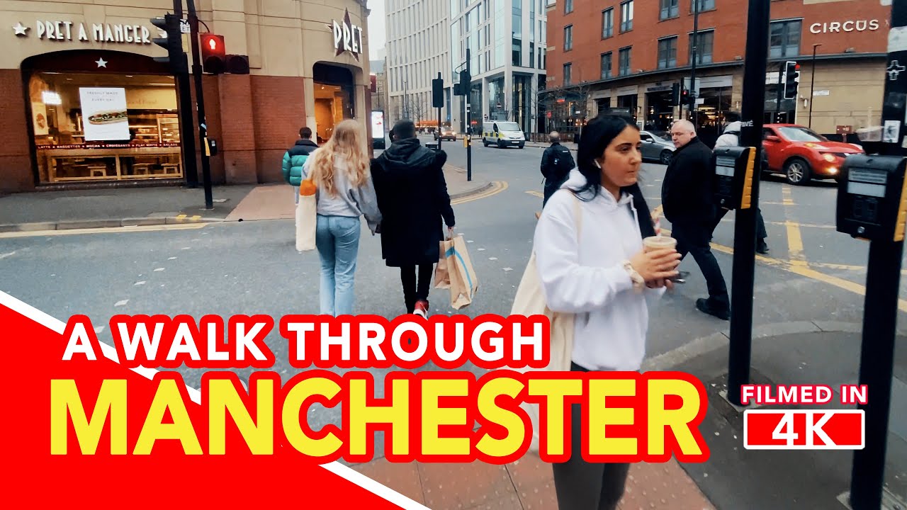 MANCHESTER | A walk to Manchester City Centre - YouTube