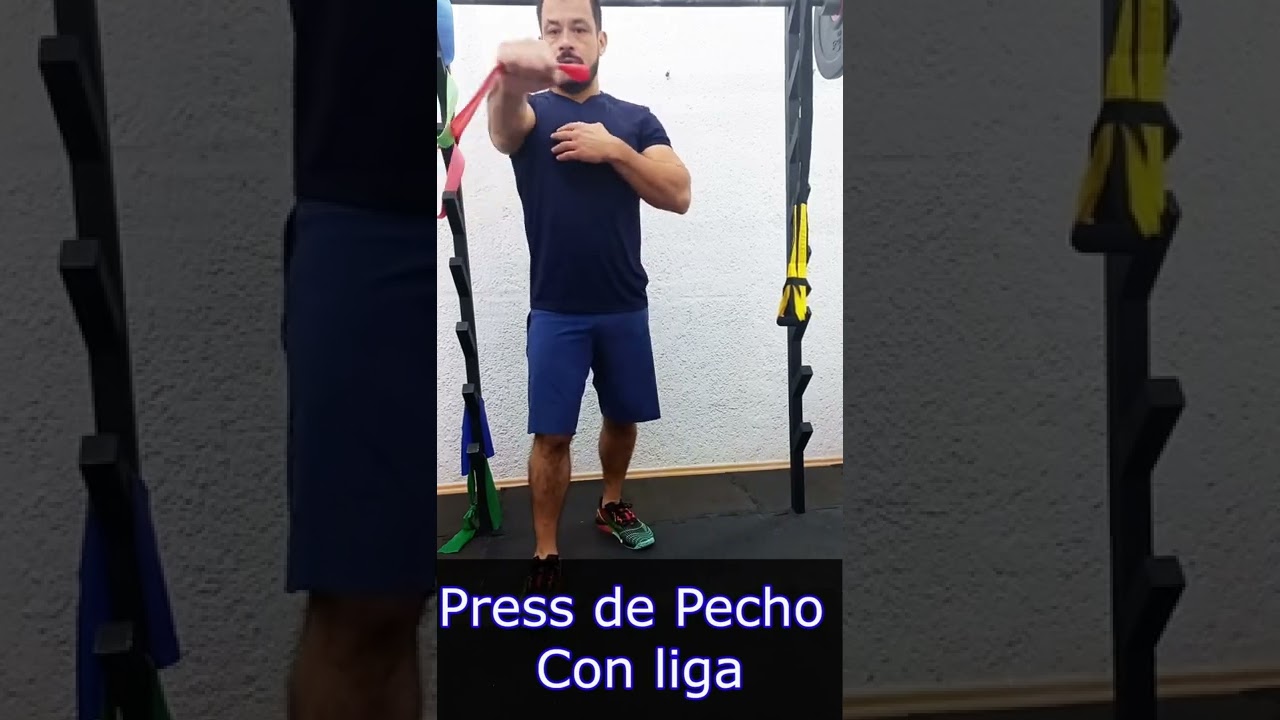 Press de Pecho Con Liga - YouTube